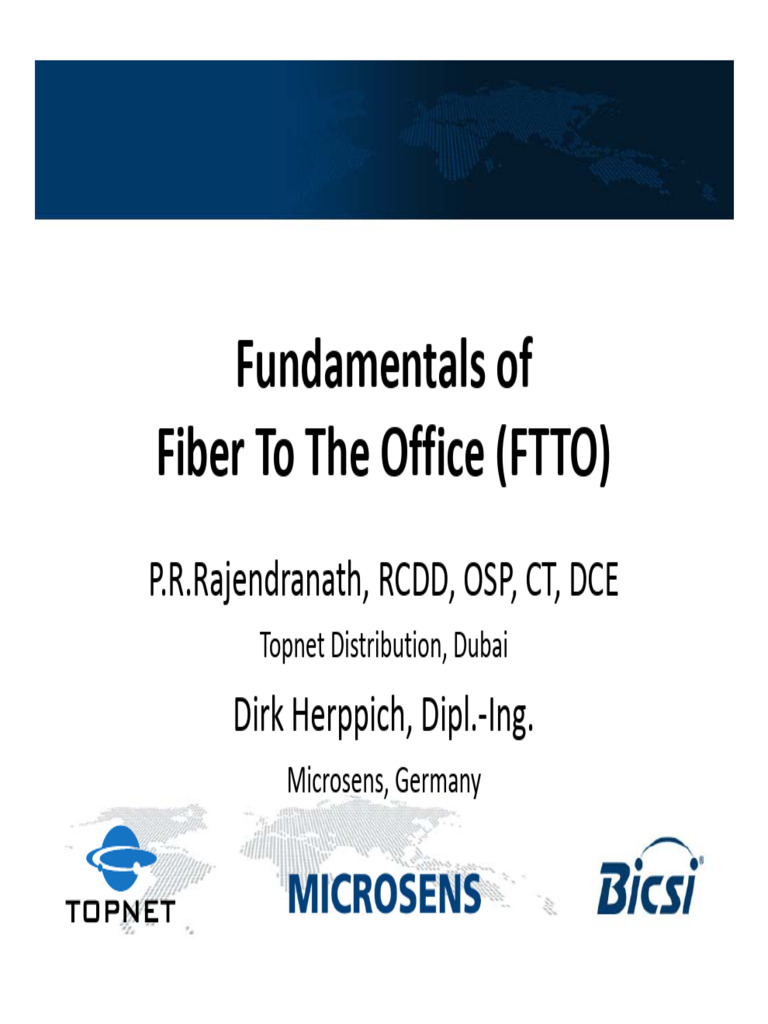 Fundamentals of Ftto | PDF | Network Switch | Electromagnetic Interference