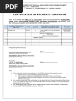 Property Return Slip Template | PDF