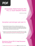 PPh 21 dan Tarif Efektif 2025 | PDF