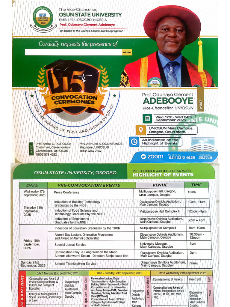15th Convocation | PDF