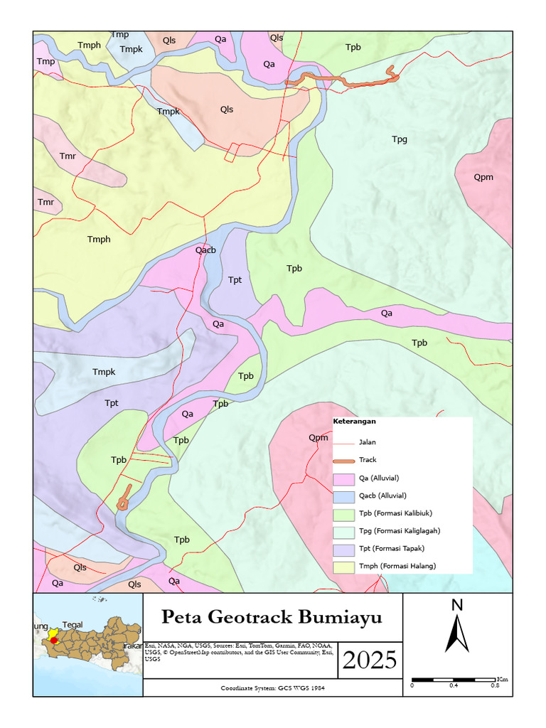 Peta Track Buton | PDF | Geographic Data And Information