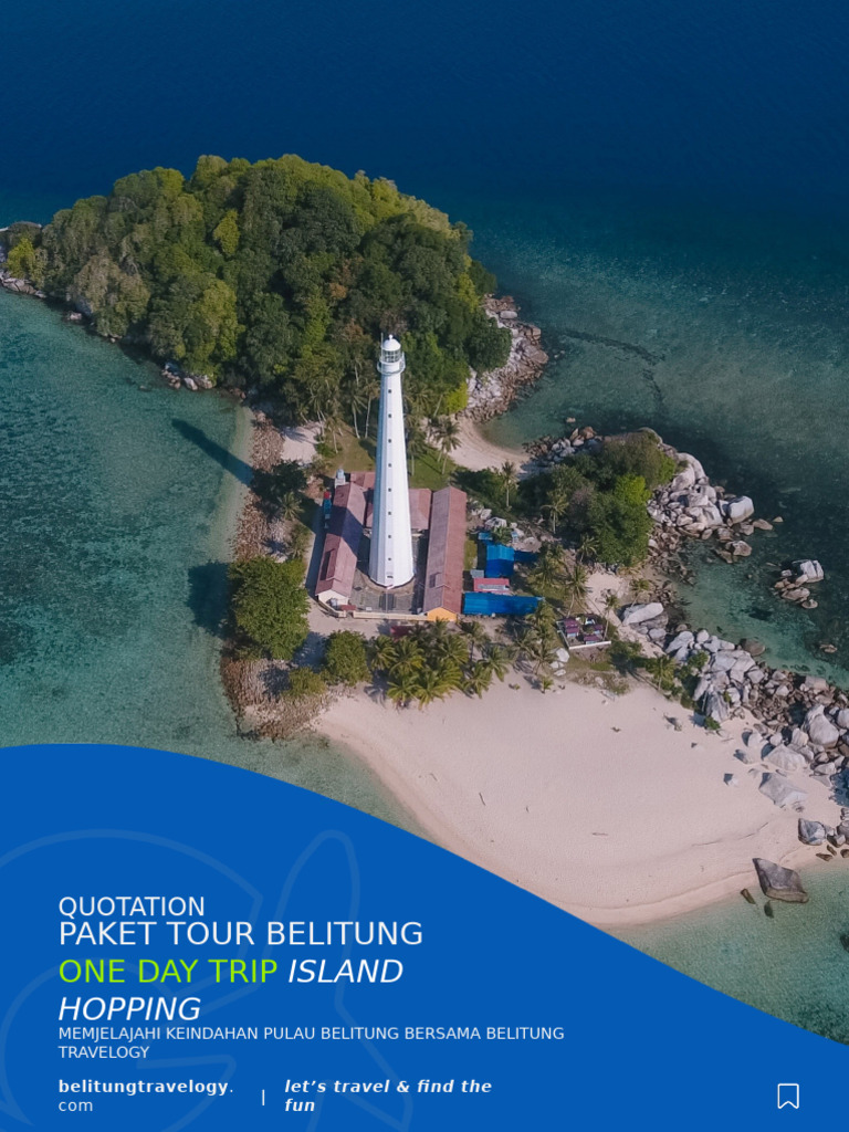 QUOTATION PAKET TOUR BELITUNG 20 PAX - ONE DAY TRIP | PDF