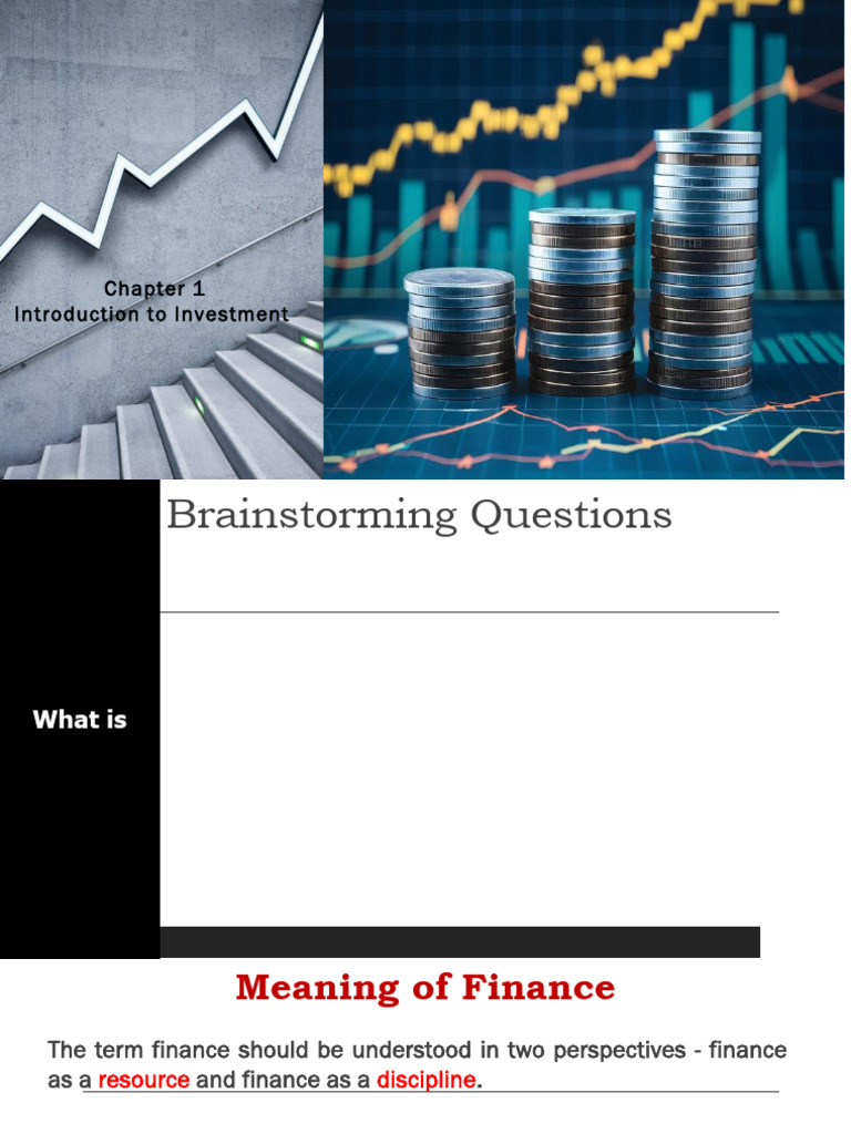 Introduction to Investment Fundamentals | PDF | Financial Risk ...