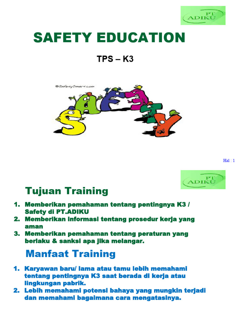 Pelatihan K3: Identifikasi dan Pengendalian Bahaya | PDF