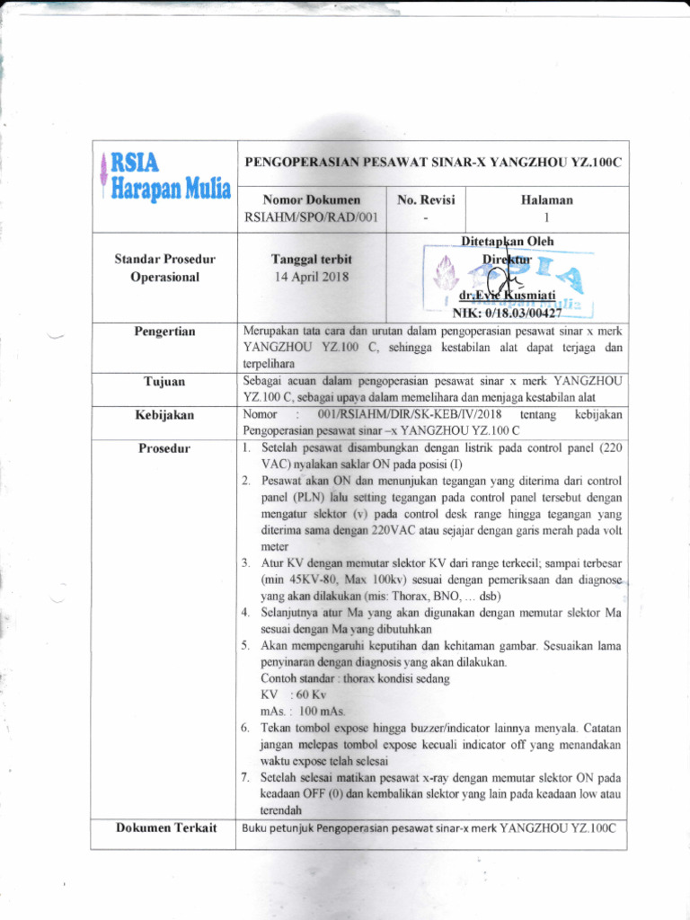 Sop Alat | PDF