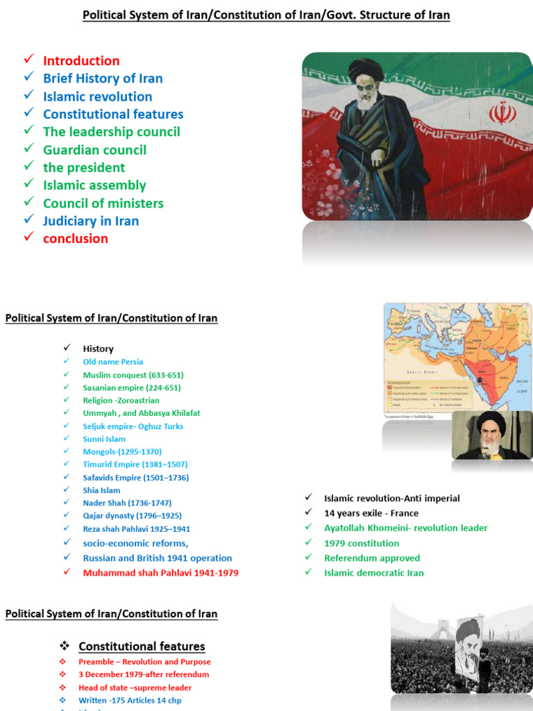 Iran's Political Structure and Constitution | PDF | Politics Of Iran ...