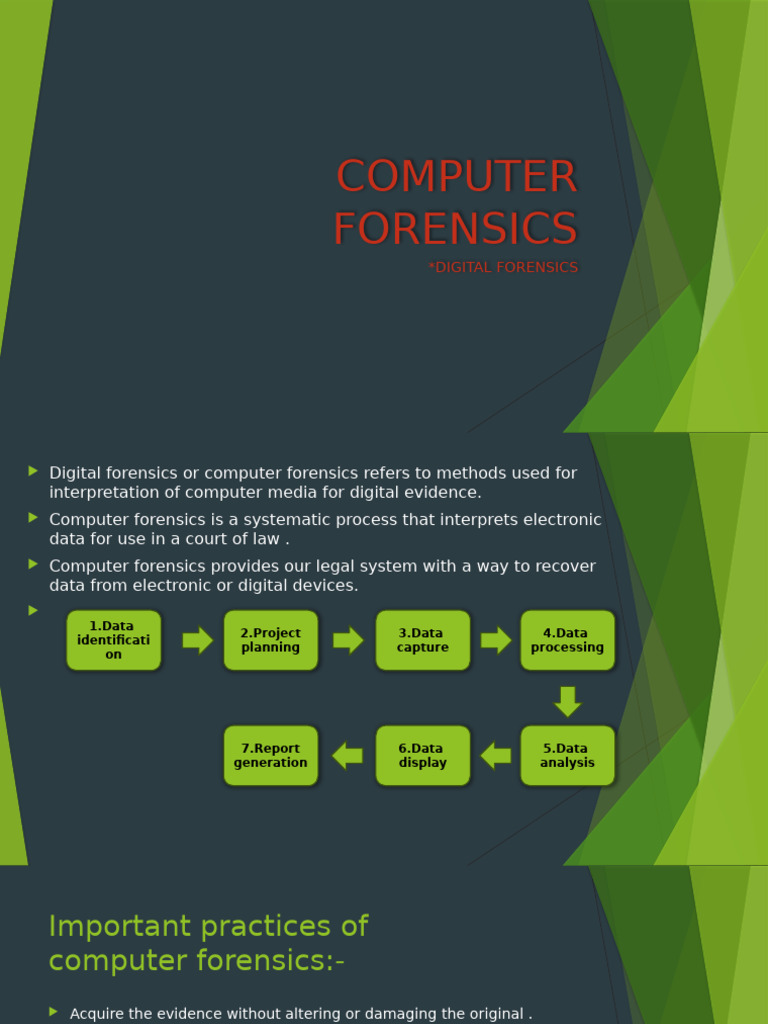 Computer Forensics | PDF