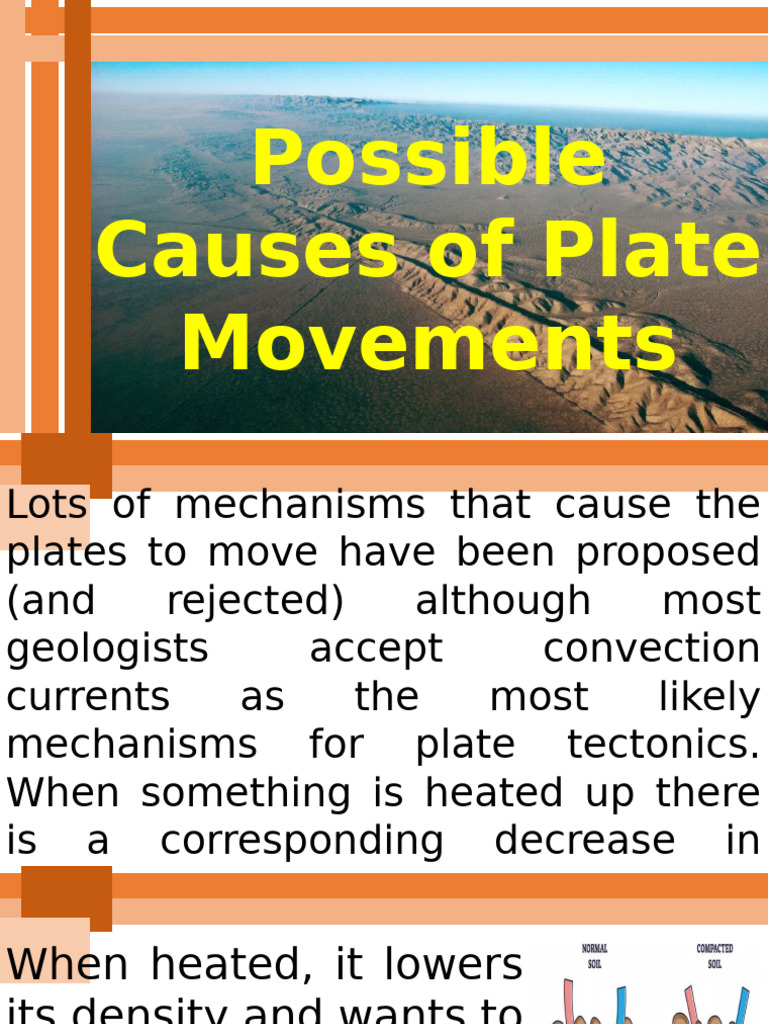 Describe The Possible Causes of Plate Movement | PDF