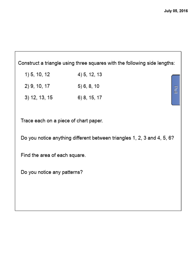 Exploring Pythagorean Triangles | PDF