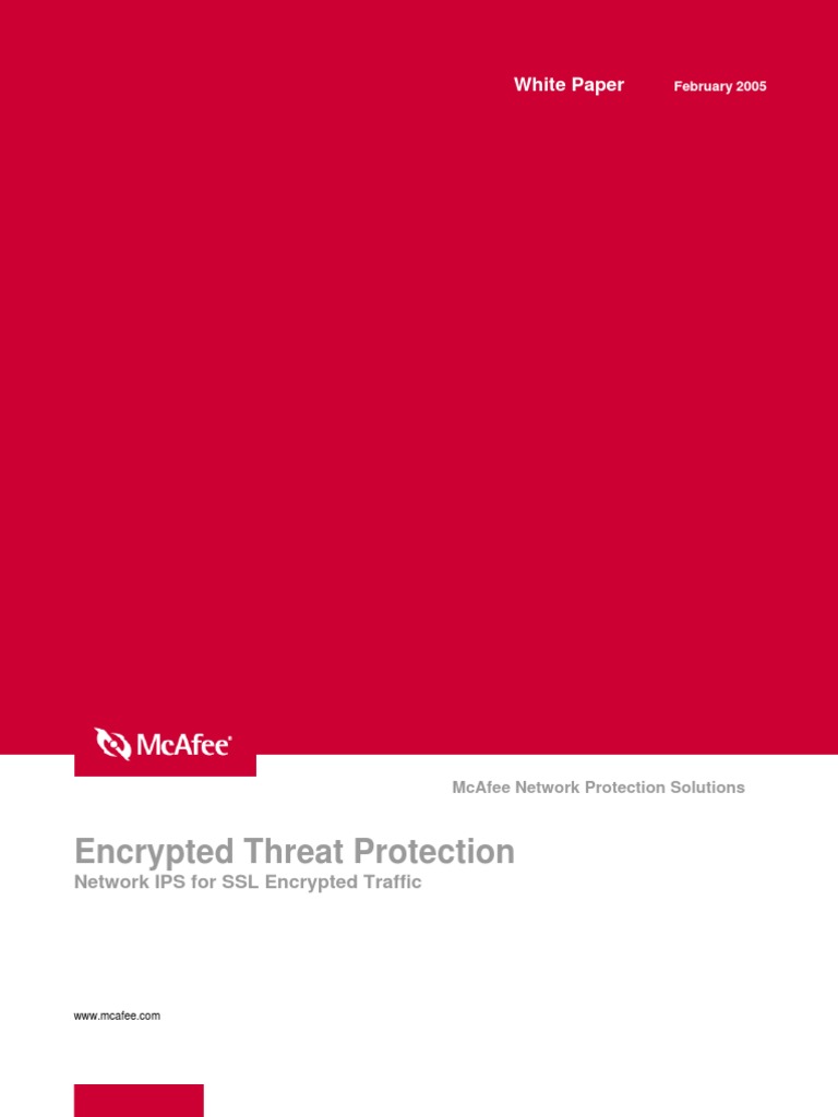 Encrypted Threat Protection: White Paper | PDF | Transport Layer ...