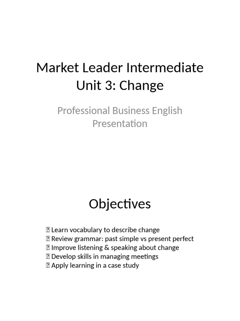 Managing Change in Business Contexts | PDF