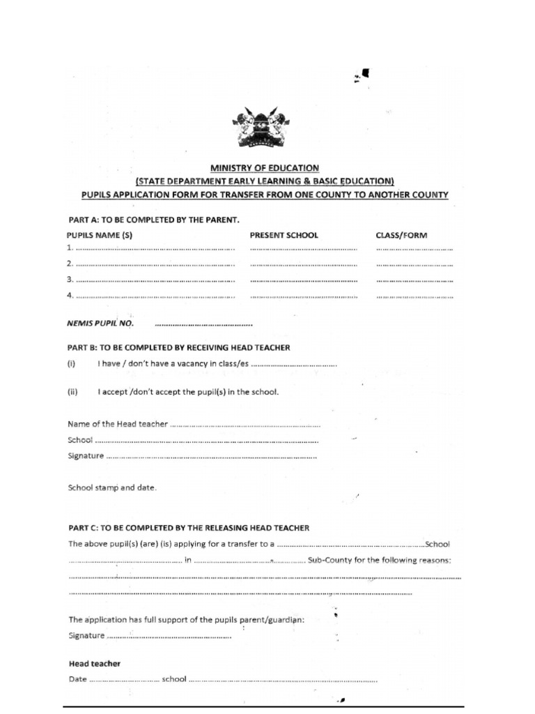 Primary School Transfer | PDF