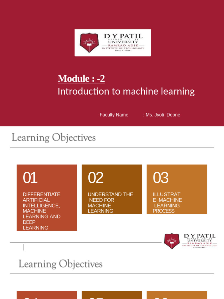 Module 1 - 1 | PDF | Machine Learning | Computing