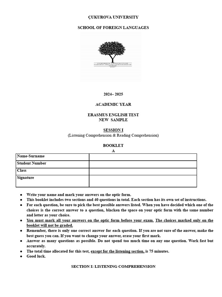 Erasmus New Sample (2025) | PDF | Laughter | Public Transport