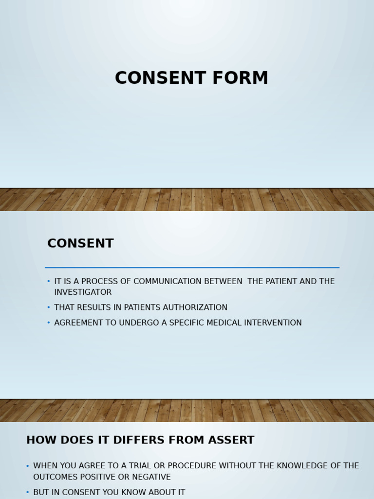 Informed Consent in Clinical Research | PDF | Informed Consent | Health ...
