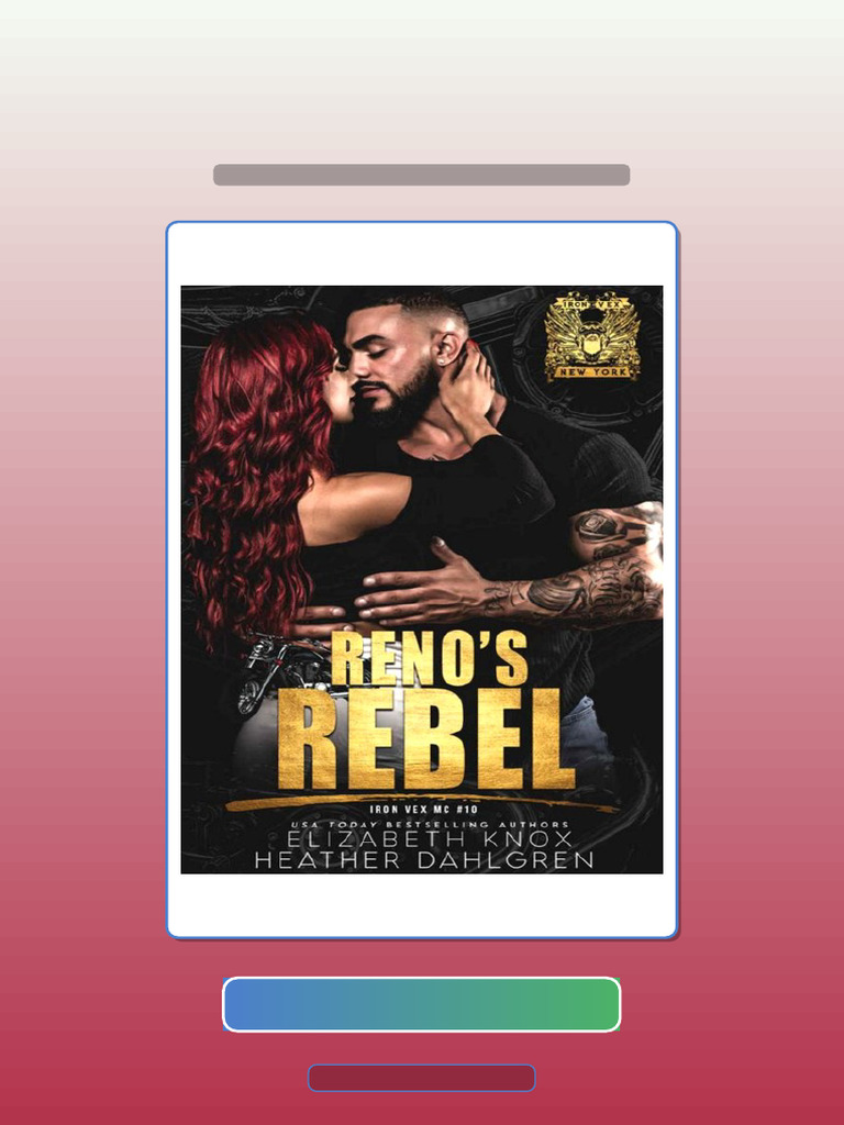 Complete Renos Rebel Iron Vex MC Book 10 Elizabeth Knox Heather ...