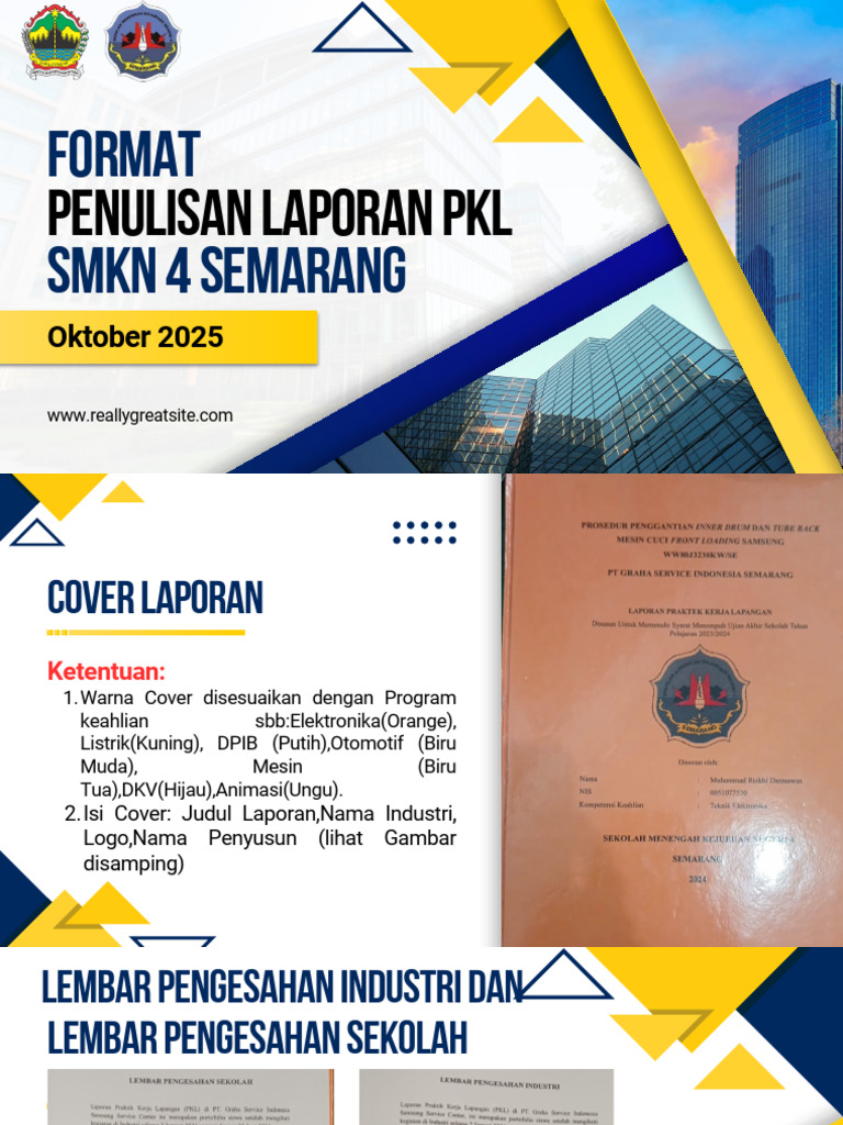 Format Laporan PKL | PDF