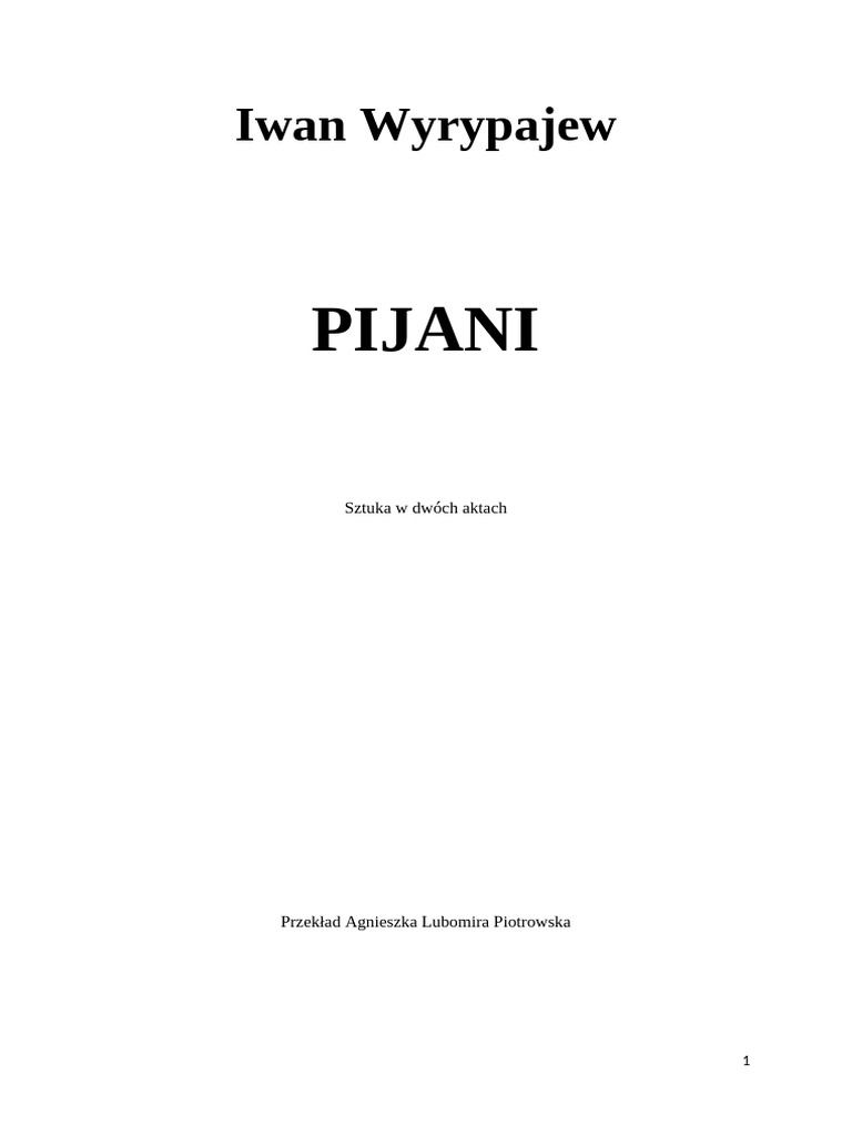 Pijani | PDF