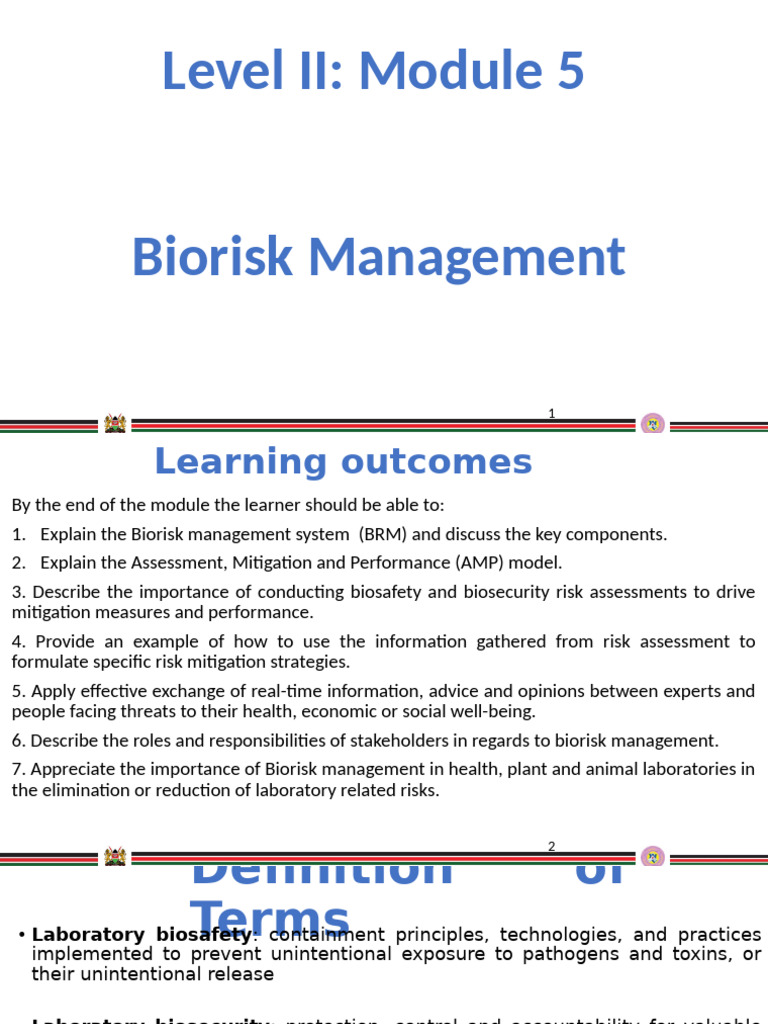 Biorisk Management System Overview | PDF | Risk Assessment | Risk