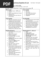 DofE Gold Expedition Kit List 2025 | PDF