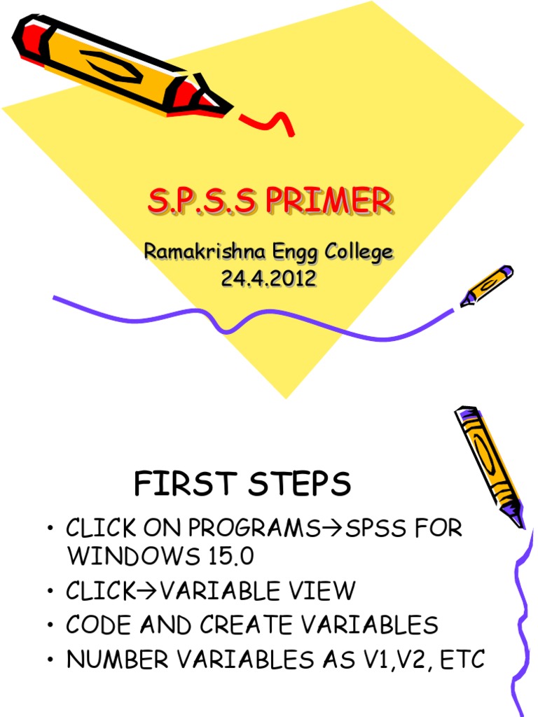 SPSS Primer: Data Analysis Guide | PDF | Teaching Methods & Materials