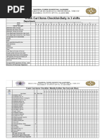 Crash Cart Setup and Daily Checklist | PDF