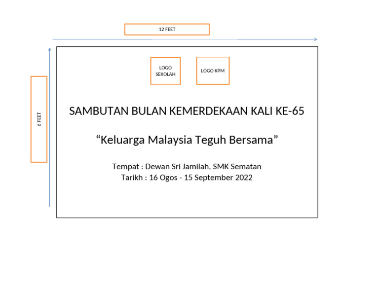 Desiggn Banner Sambutan Hari Kemerdekaan | PDF