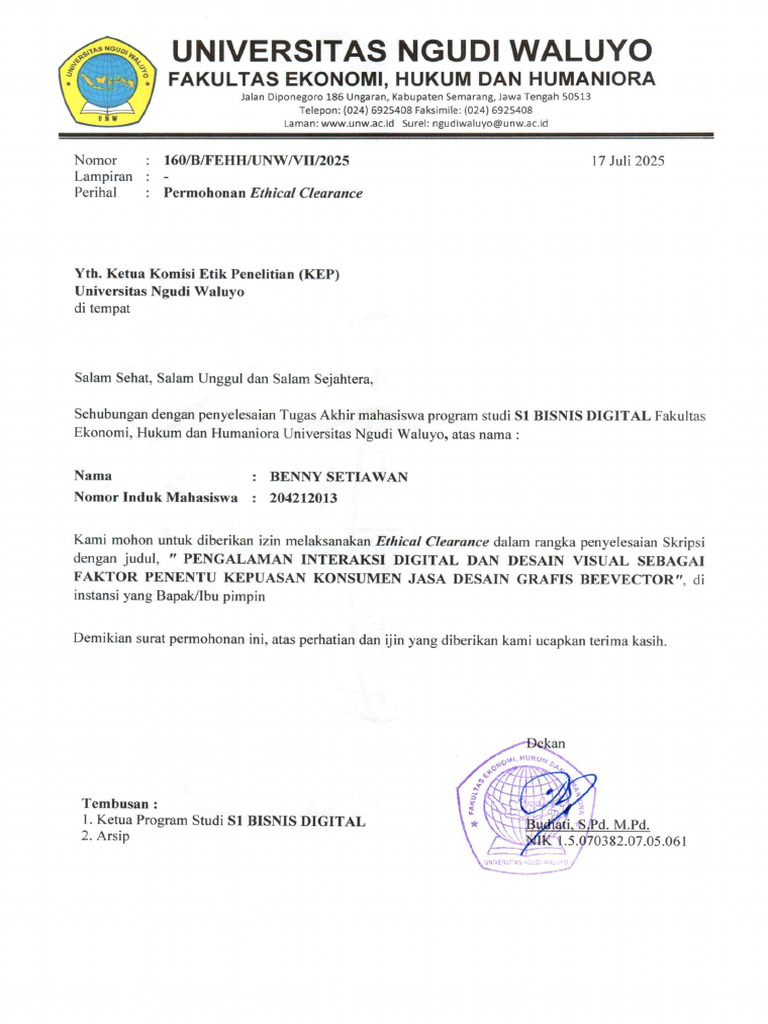 160 B Ec Benny Setiawan | PDF