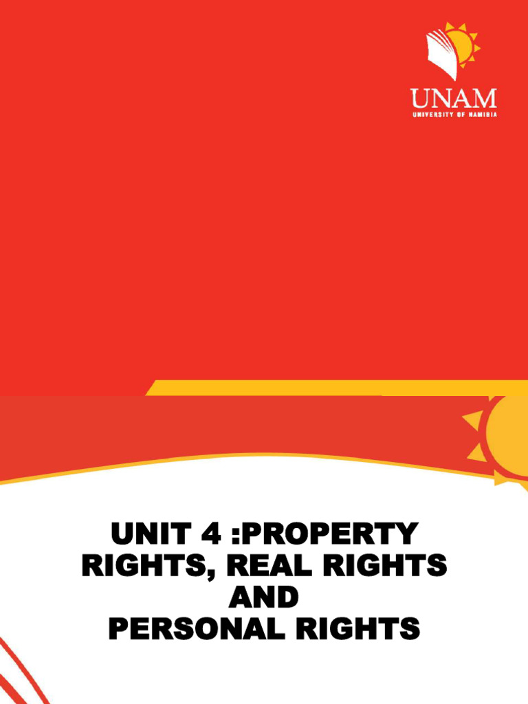 Understanding Property Rights in Law | PDF | Mortgage Law | Lease