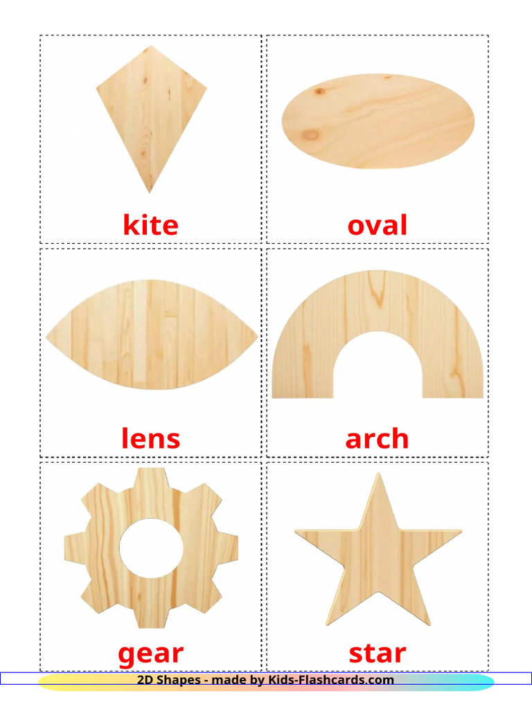 2d Shapes 6 A4 | PDF