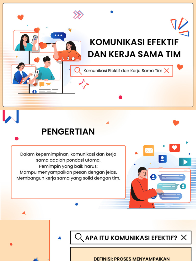 Komunikasi Efektif untuk Kerja Sama Tim | PDF