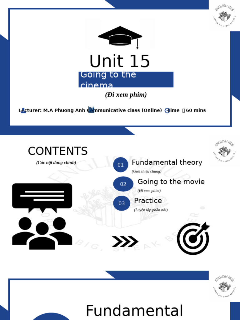 Going to the Cinema: A Lesson Plan | PDF