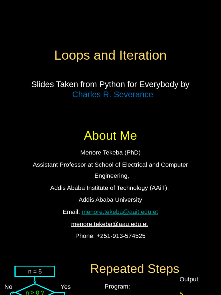 Dr. Menor Loops and Iteration For Mint | PDF | Control Flow | Algorithms