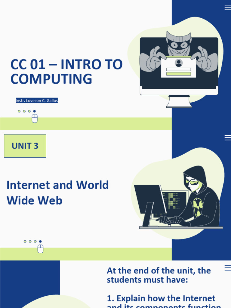 CC 01 UNIT III Internet and The World Wide Web | PDF | World Wide Web ...