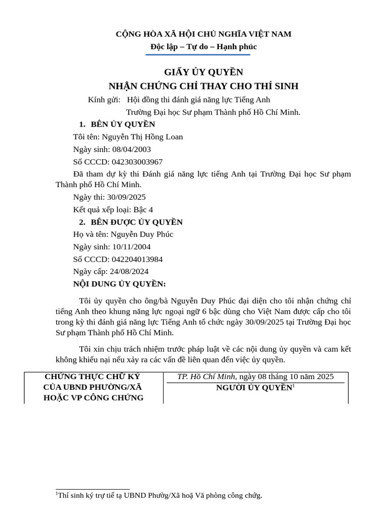 Bản Sao Của Mau Giay Uy Quyen | PDF