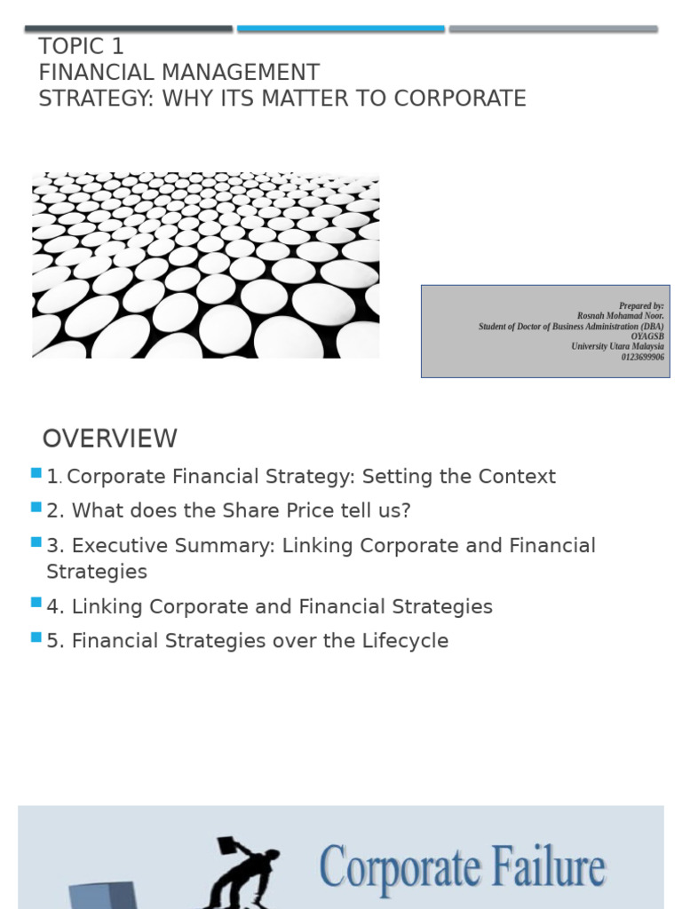 Corporate Financial Strategy Insights | PDF | Risk | Dividend