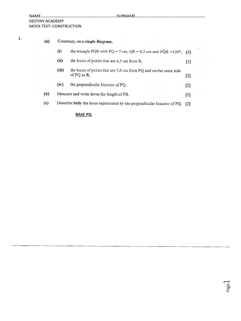 Construction Test | PDF