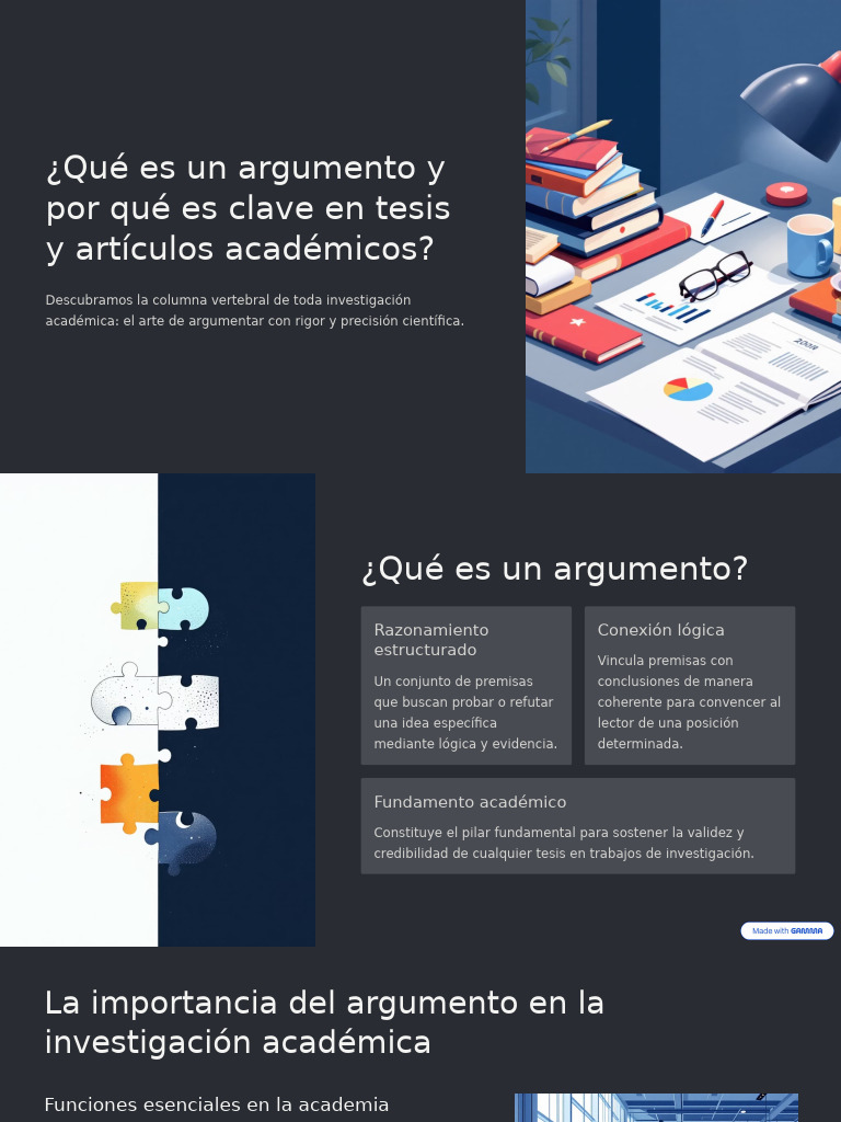 Que Es Un Argumento y Por Que Es Clave en Tesis y Articulos Academicos ...