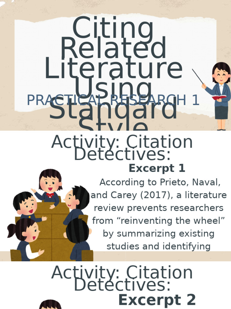 Citing Literature Using Standard Style 2 | PDF | Citation | Apa Style