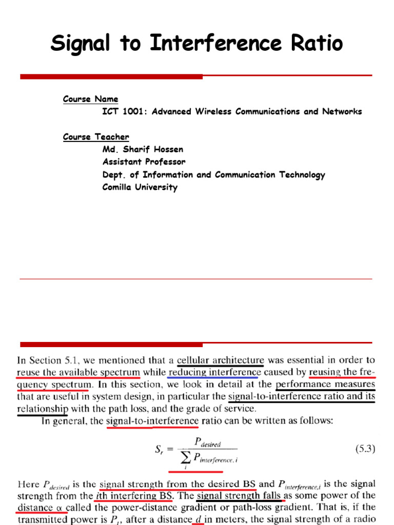Full Form of SIR in ICT Context | PDF