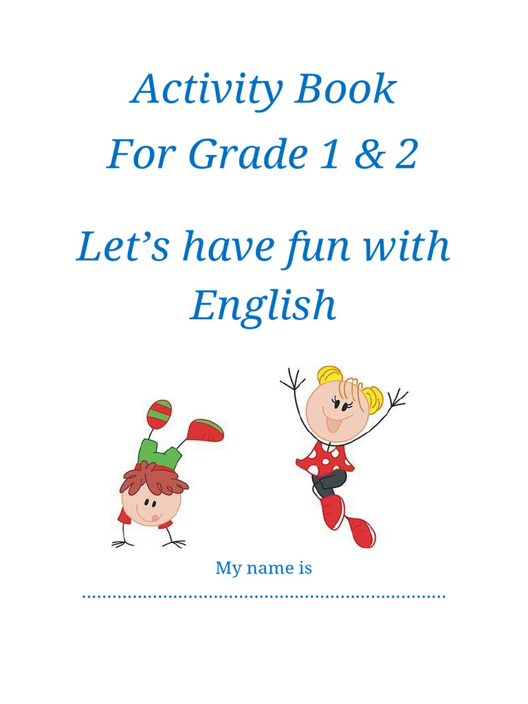 Grade 1 English Activity Book PDF | PDF | Color