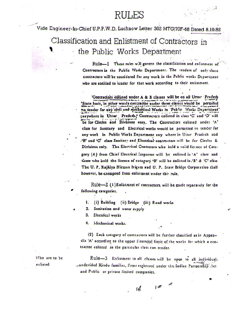 Enlistment Rules 1982 PWD | PDF