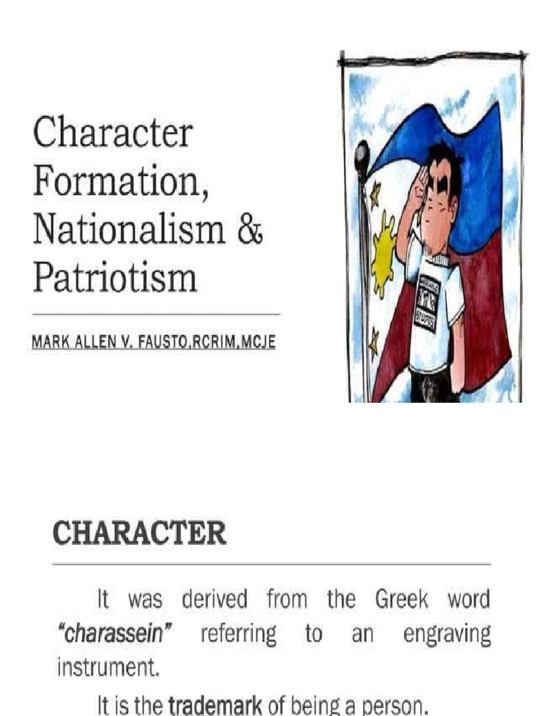 Character Formation 1 | PDF