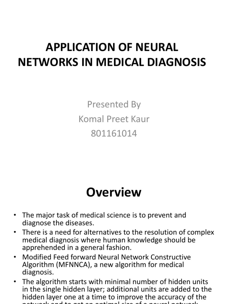 An Optimal Approach Determining Hidden Layer Size In Neural Networks For Medical Diagnosis