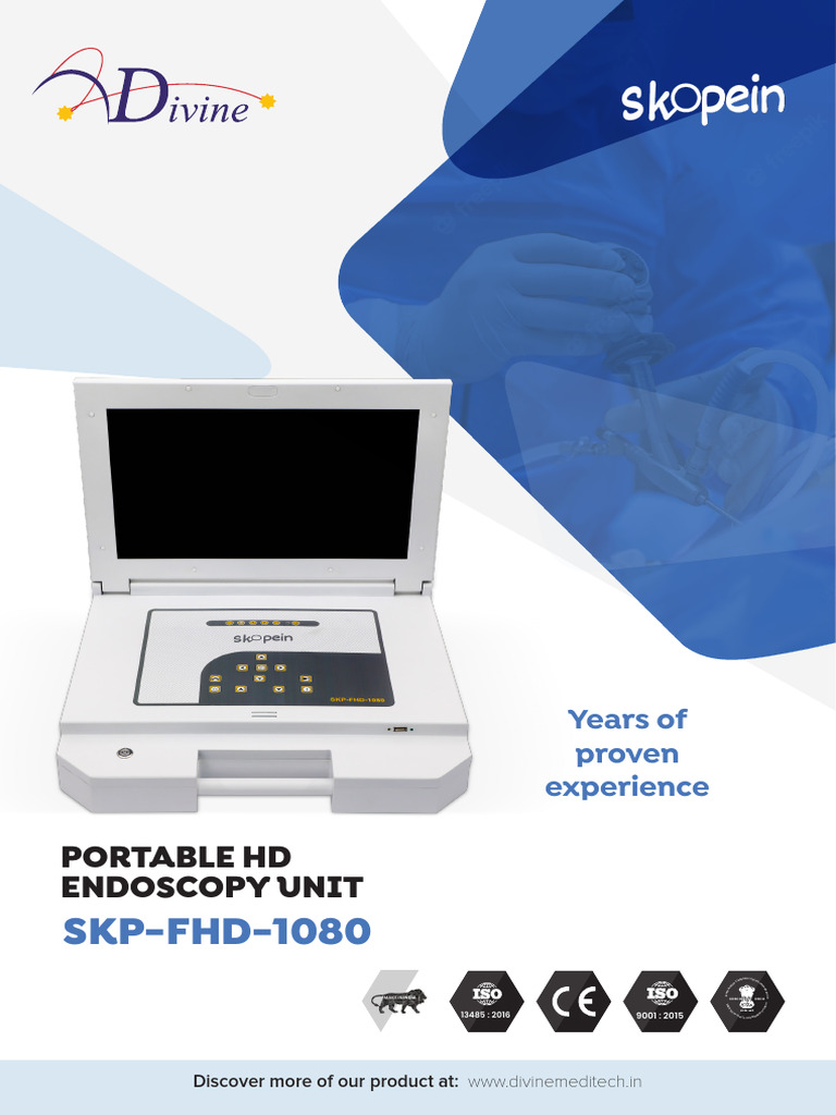 Portable HD Endoscopy Unit SKP-FHD-1080 | PDF | Camera | High ...