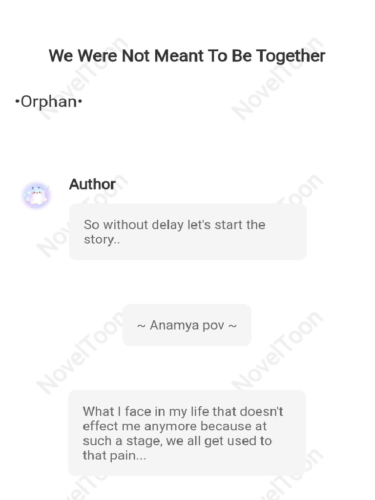We Were Not Meant To Be Together | PDF