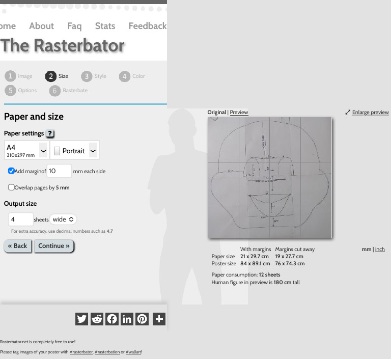 Free Rasterbator Wall Art Generator | PDF