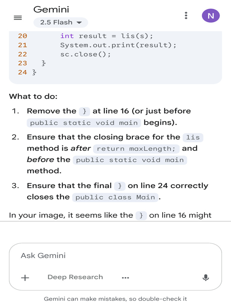 Fixing Java Code Structure Issues | PDF