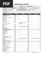 Manager On Duty Checklist | PDF | Bathroom | Room