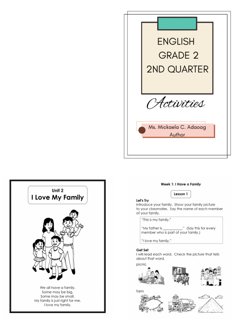 English Grade 2 2nd Quarter | PDF